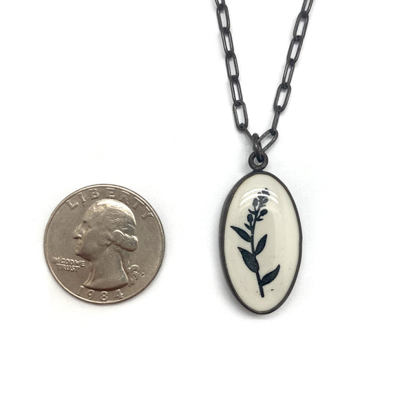 Lupin Flower Pendant Necklaces Kelly Jean Conroy Pistachios