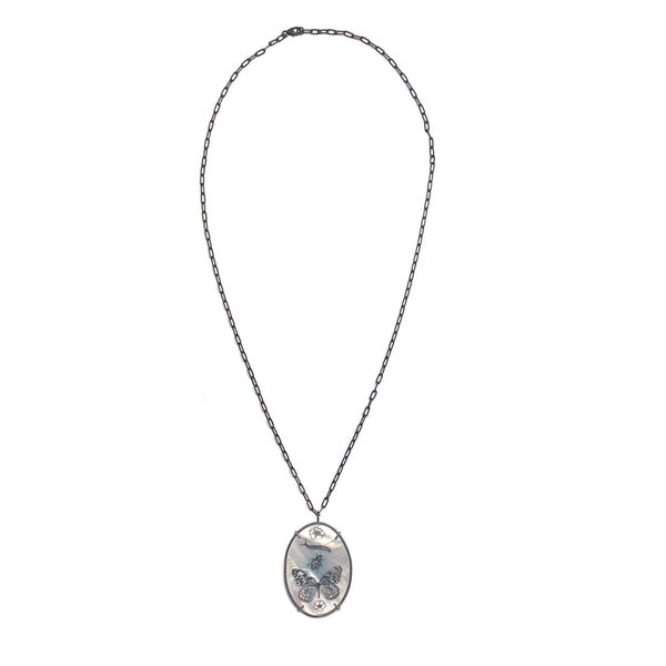 Reversible Floral Pearl Pendant Kelly Jean Conroy Pistachios