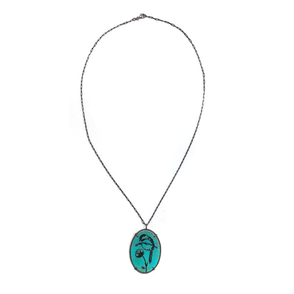 Reversible Turquoise Pendant Necklaces Kelly Jean Conroy Pistachios